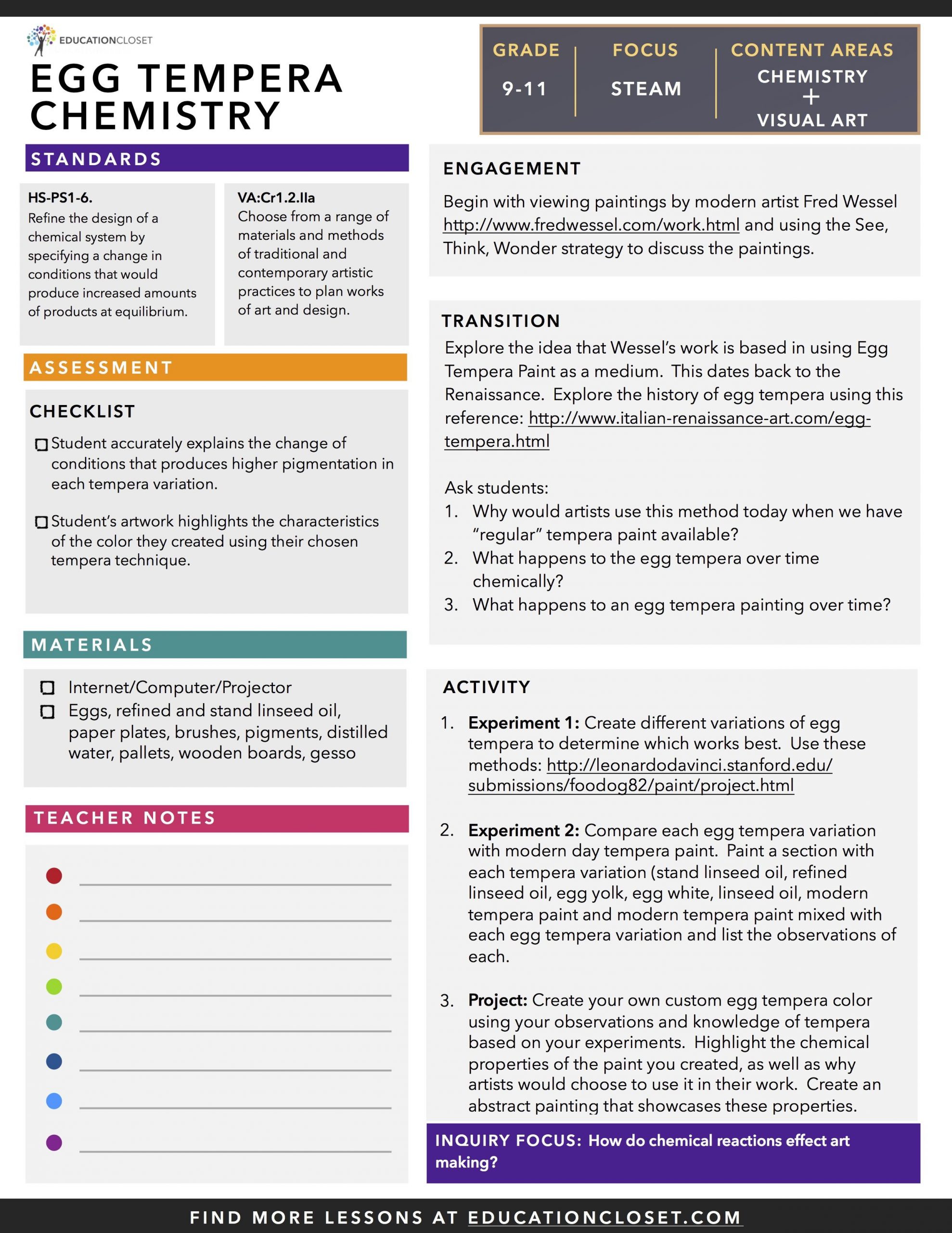 Art Integration Lesson Plans Daisy Blake