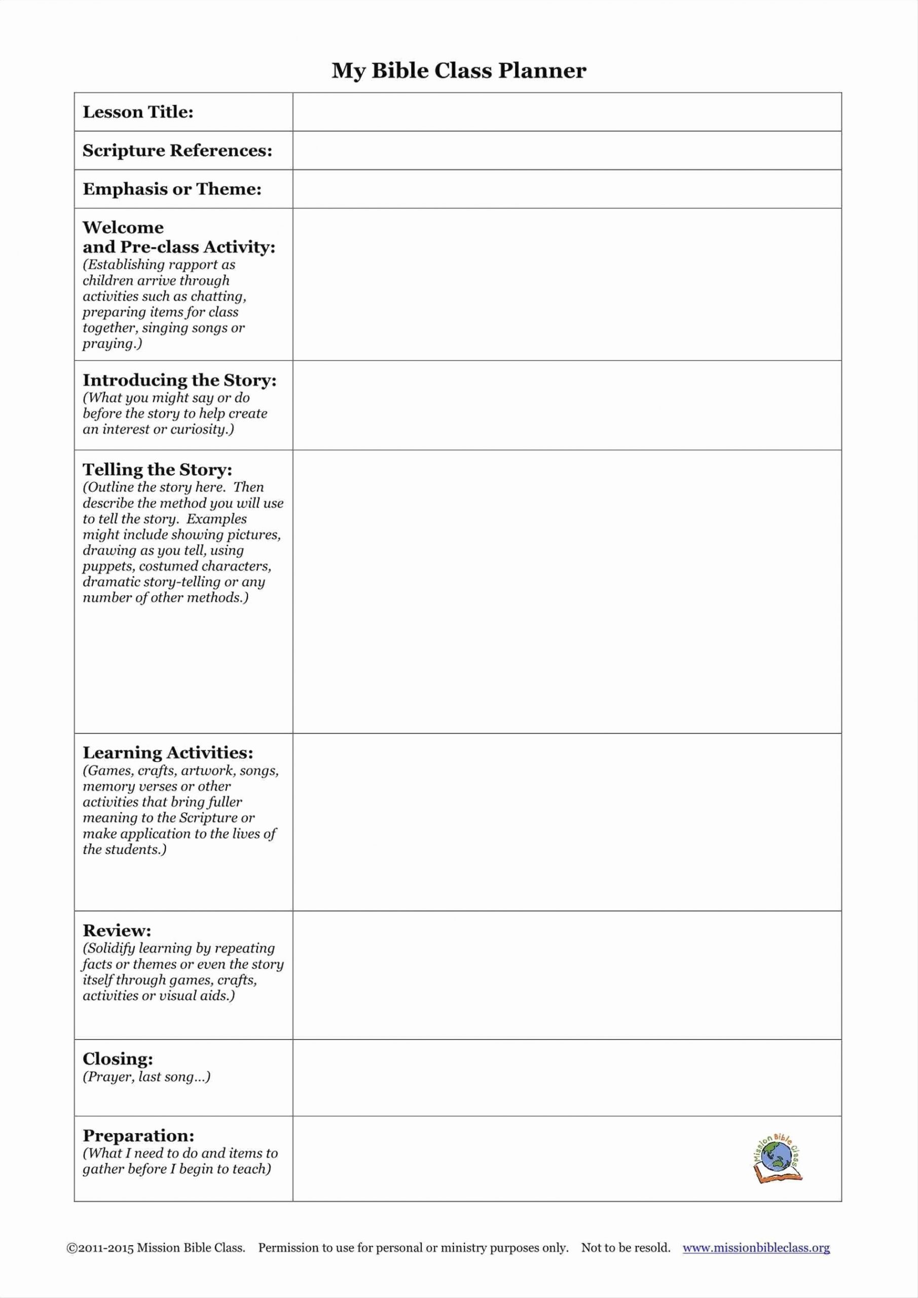 Cfi Lesson Plan Template Cfi Lesson Plan Template