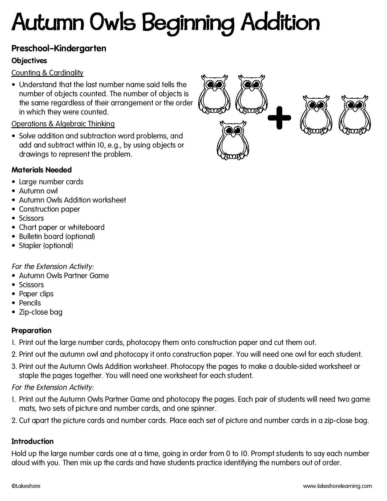 Free Kindergarten Lesson Plans Daisy Blake