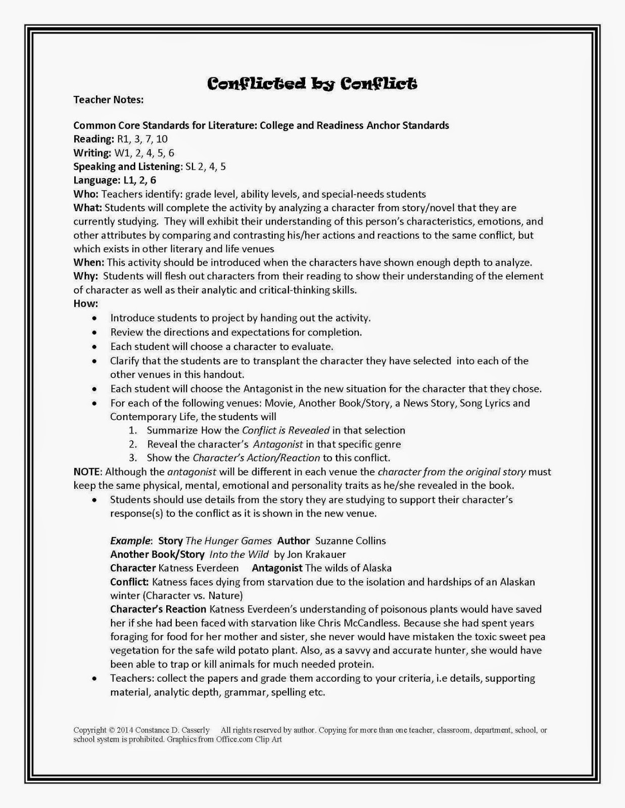 Language Arts Lesson Plan Daisy Blake