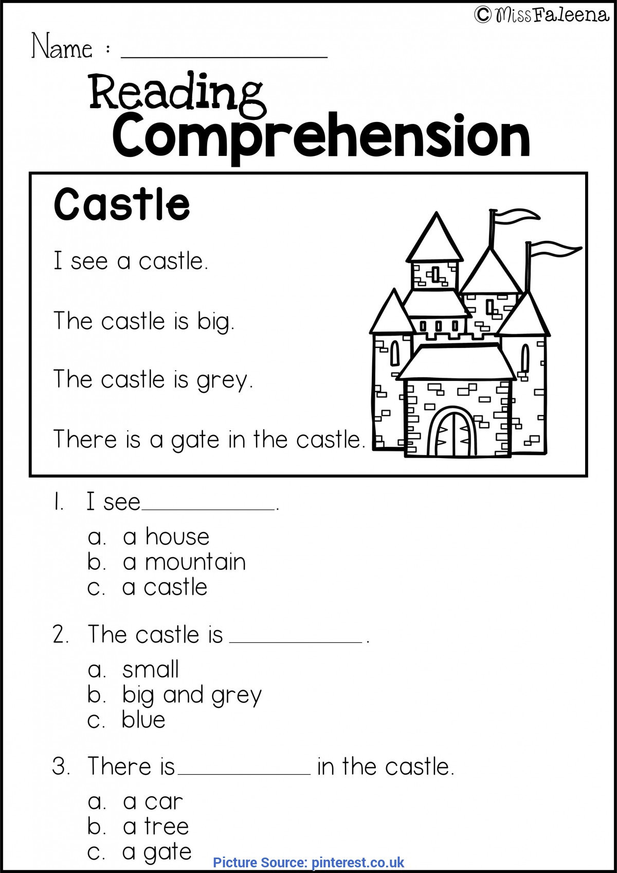 Lesson Plan For Kindergarten Reading Daisy Blake